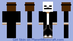 Boy with skeleton mask Minecraft Skin