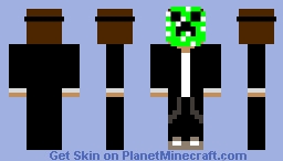 Boy with creeper mask Minecraft Skin