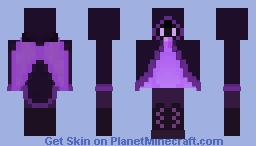 Cloaked Purple Creature Minecraft Skin