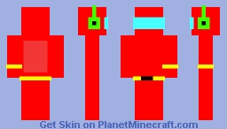 among us red man in minecraft Minecraft Skin