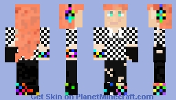 Pixel Girl Minecraft Skin