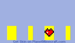 Full heart ♥️ Broken heart 💔 Minecraft Skin