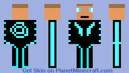 Tron: legacy Minecraft Skin