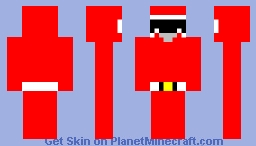 steve as the red ranger Minecraft Skin