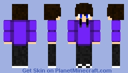 purple sweater Minecraft Skin