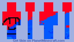 red and blue dream skin Minecraft Skin