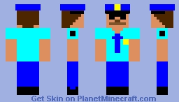 cop steve Minecraft Skin