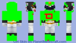 Green rangers power rangers Minecraft Skin