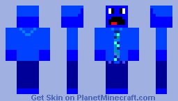 mr blue Minecraft Skin