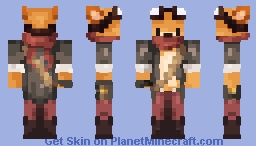 Mask Fox Minecraft Skin