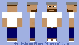 crazy dave Minecraft Skin