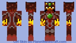 Blaze Soldier 4.0 Minecraft Skin