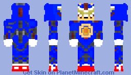 Pacific Rim Sonic New 2021 Minecraft Skin