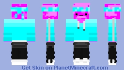 Cotton Candy man Minecraft Skin