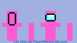 Pink Among Us Minecraft Skin