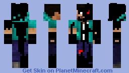 corrupted steve part 1 Minecraft Skin