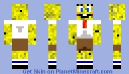 spongebob Minecraft Skin