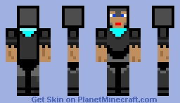 Netherite man Minecraft Skin