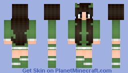 green Minecraft Skin