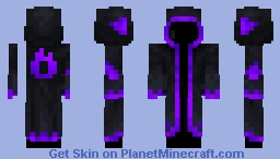 Wizard with black energy powers Minecraft Skin