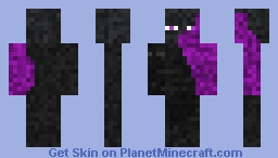 Infected Enderman Minecraft Skin