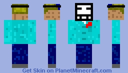 trolling smiley mask men Minecraft Skin