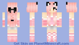 Pink cat Minecraft Skin