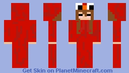 Cute chibi elmo onesie girl Minecraft Skin