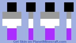 Making LGBTQ+ flag skins bc I'm bored PT.7 (Asexual flag) Minecraft Skin
