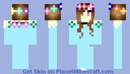 flower girl Minecraft Skin