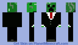 creeper president Minecraft Skin