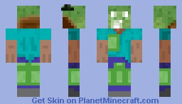 Steve slime Minecraft Skin
