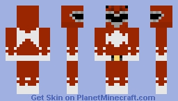 mmpr red Minecraft Skin