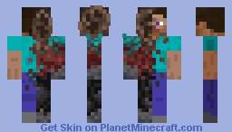 Nether Steve Minecraft Skin