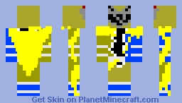 Power rangers dino fury gold light Minecraft Skin