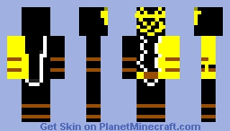 Power rangers dino fury black gold Minecraft Skin