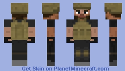 tactical steve Minecraft Skin