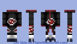 akatsuki robe Minecraft Skin
