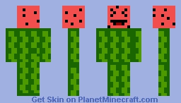 Watermelon Dude Minecraft Skin