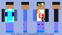 Googly green eyes Minecraft Skin