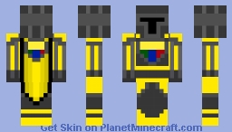 Divisions:Yellow Knight Minecraft Skin