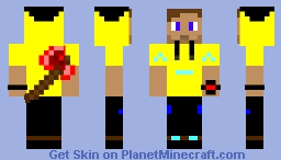 fire axe Minecraft Skin