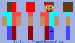 Dark Steve Minecraft Skin