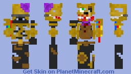 scrap fredbear v.2 Minecraft Skin