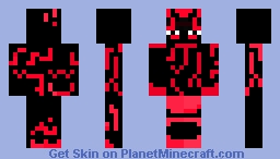 red enderman Minecraft Skin