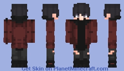 Red Jacket boy Minecraft Skin