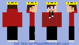 King of Zach Minecraft Skin