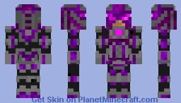 Purple Man Minecraft Skin