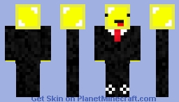 gold suit guy Minecraft Skin