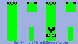 dinnerbone Creeper Minecraft Skin